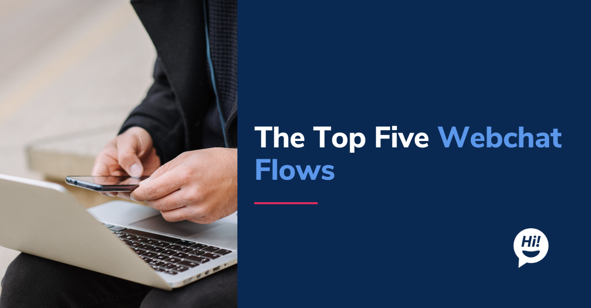 The Top Five Web Chat Flows